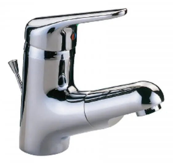 Teorema - Miscelatore Lavabo Con Doccetta Estraibile Cromato - Serie: — Homelide