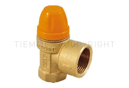 Tiemme - Valvola Di Sicurezza 6 Bar Per Impianti Solari Termici — Homelide